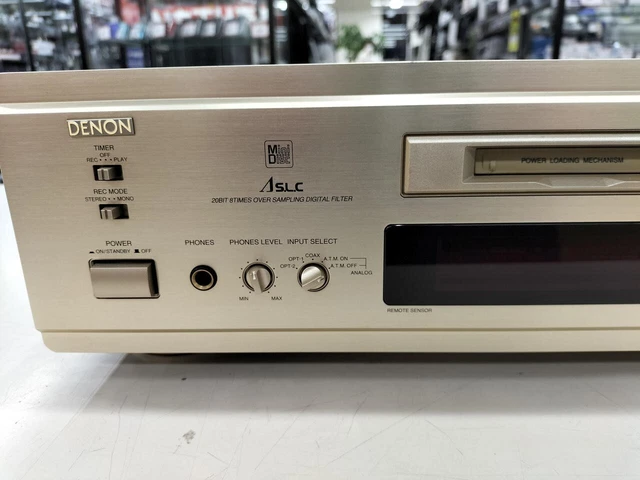 DENON DMD-1000 MINIDISC MD Recorder Deck Player Silver Used from JAPAN ...