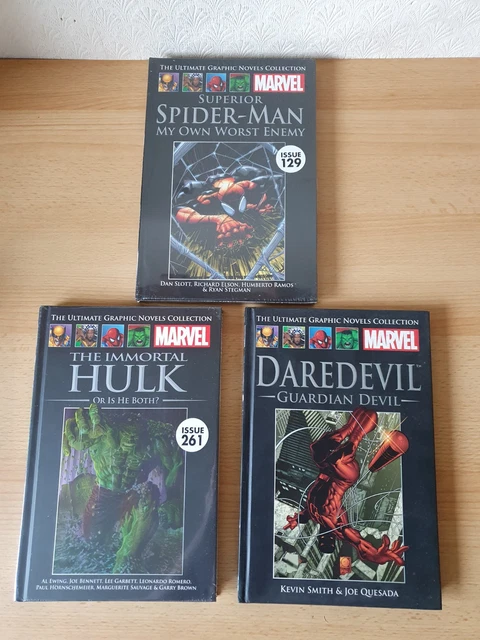 MARVEL GRAPHIC NOVEL bundle Hulk Superior Spider-Man Daredevil £11.12 ...