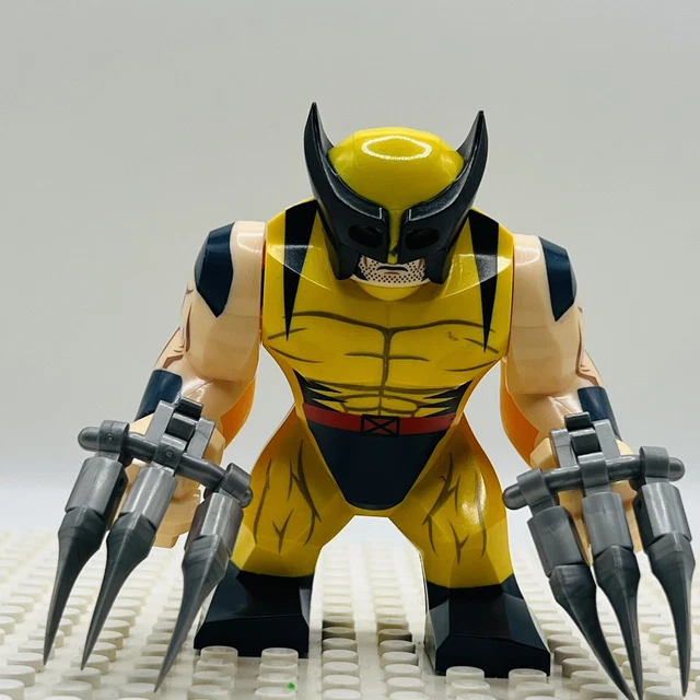 MARVEL X-MEN WOLVERINE Logan Custom Big Figure Minifigure Bigfig New ...