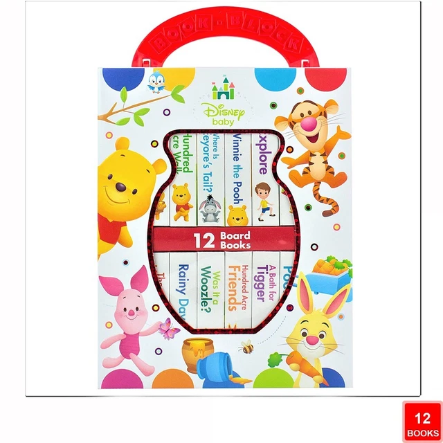 MY FIRST LIBRARY Disney Baby Winnie the Pooh 12 Board Books Set byErin ...