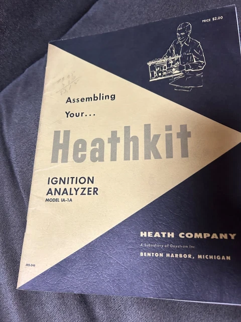 HEATH KIT ASSEMBLY Manual Ignition Analyzer Model IA-1A 1959 £4.73 - PicClick UK