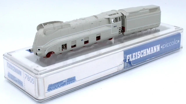 FLEISCHMANN N 7805 DRG Dampflok Stromlinienlok BR 01 1070 OVP Spur N ...