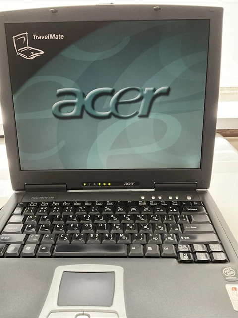 ACER TRAVELMATE 230 Laptop, Arabic Keyboard, Windows XP Laptop, Charger ...