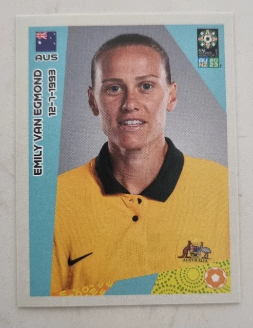 EMILY VAN EGMOND Matildas Soccer World Cup 23 Sticker Panini 1st WC in ...