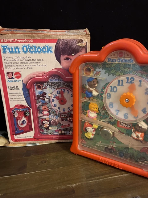 MATTEL PRESCHOOL FUN O’Clock Vintage 1976-9832 With Box £12.58 ...