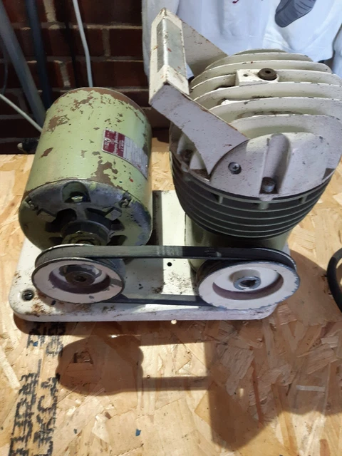 OLD USED CROMPTON Parkinson 240v Air Compressor Thomas Industries ...