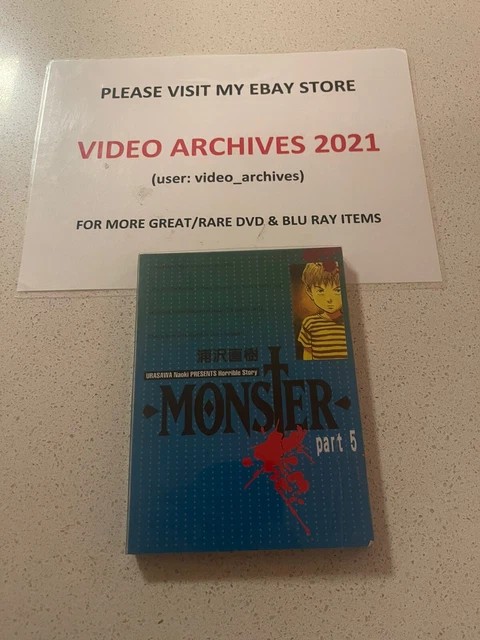 NAOKI URASAWA'S MONSTER: PART 5 Animated TV Series DVD Free Postage ...