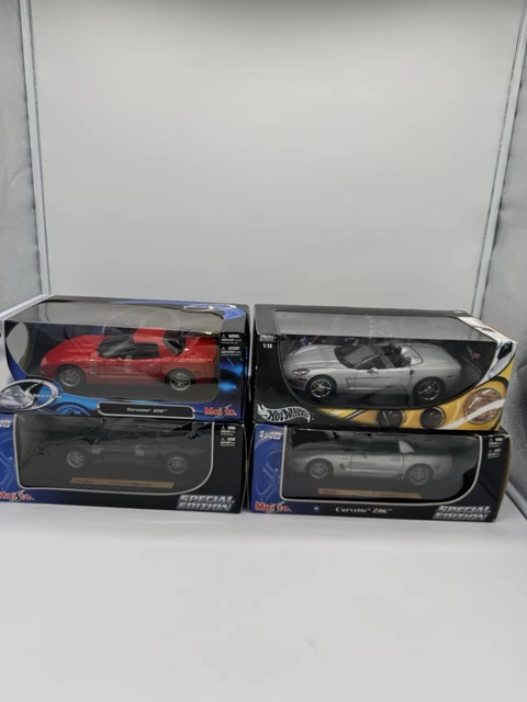 HOT WHEELS 1:18 - Chevrolet Corvette Z06 Of 4 C6 Convertible - Silver ...