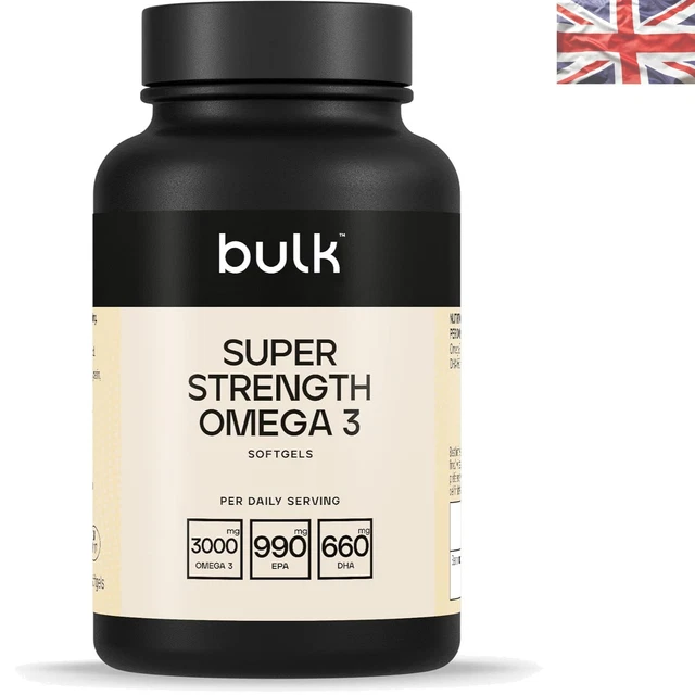 UNMATCHED QUALITY OMEGA 3 Softgels, 3000 mg with Heart & Joint Support ...