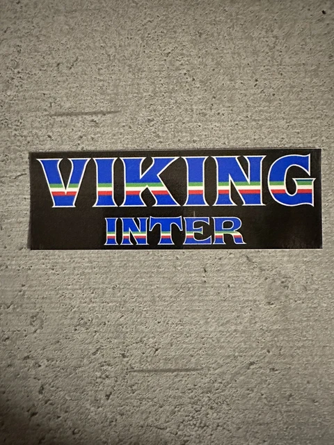 STICKERS ADESIVO ULTRAS Viking Inter Curva Nord Milano No Boys San ...