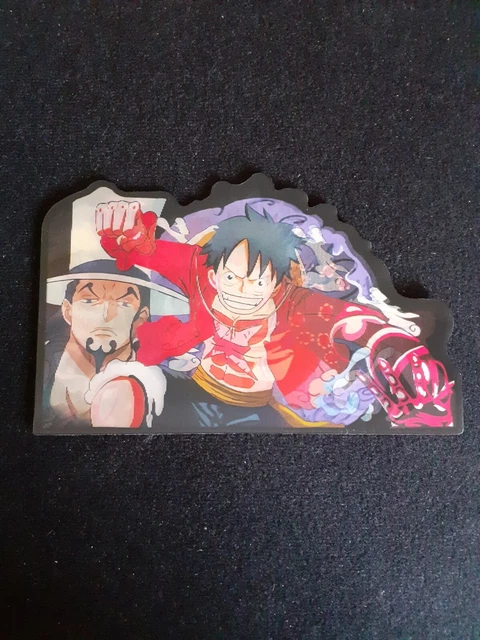 ONE PIECE MONKEY D.Luffy Adesivo 3D Lenticular Motion Moving Sticker ...