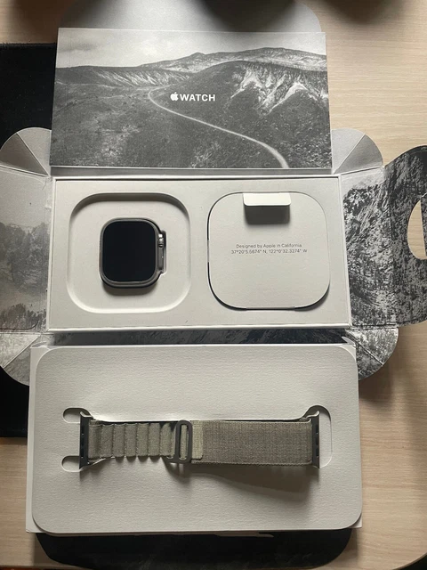 APPLE WATCH ULTRA 2, Olive Alpine Loop - Apple Warranty April 2025 £550 ...