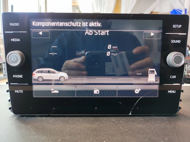 ORIGINALE VW GOLF 7 5G Discover Media Navigatore Unità Controllo ...