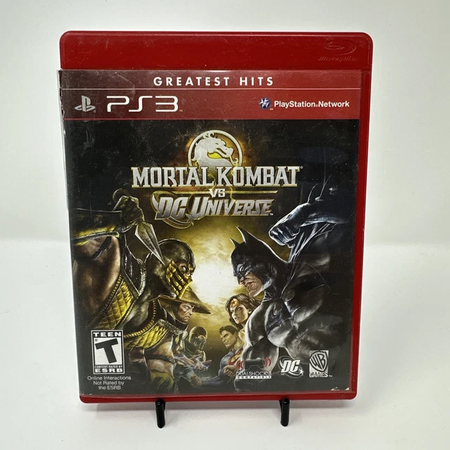 Mortal Kombat Vs Dc Universe Greatest Hits Sony Playstation 3 Ps3 Cib