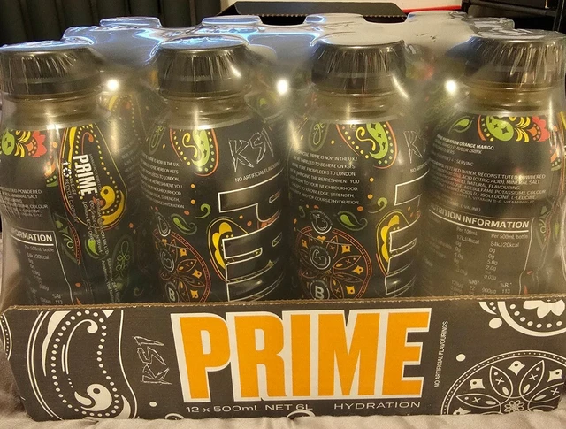 PRIME HYDRATION DRINK KSI - Orange And Mango LIMITED EDITION - x1 EUR ...