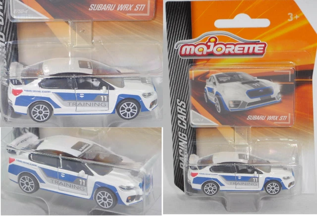 MAJORETTE RACING 212084009 Subaru WRX STi blanc, SUBARU DRIVING ACADEMY ...