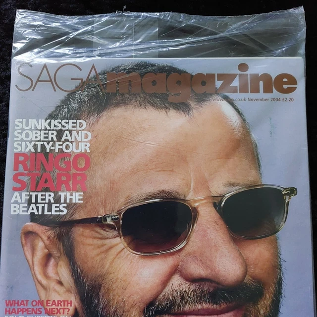 RINGO STARR - RARE UK Saga Magazine (NOV 2004) SEALED £9.99 - PicClick UK