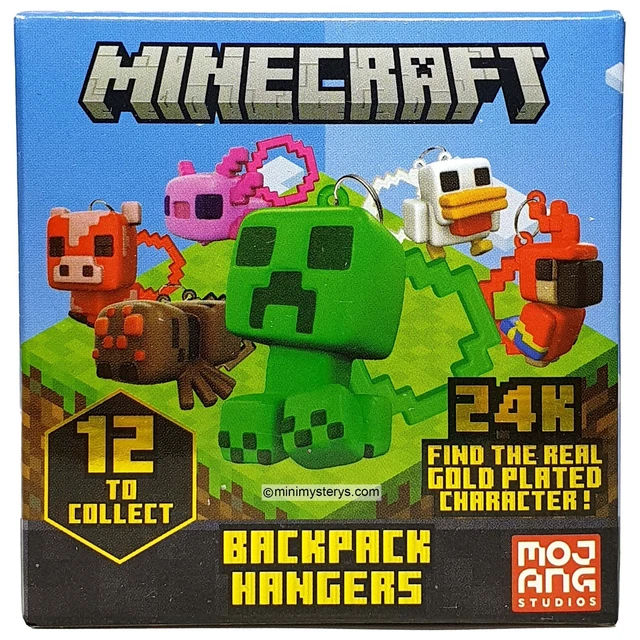 MINECRAFT CLIP-ON BACKPACK Hangers *CHOOSE YOURS* Axolotl Cow Parrot ...