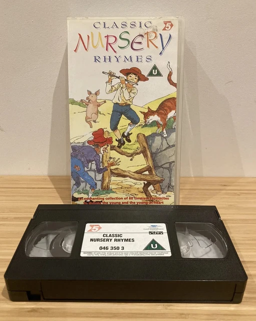 CLASSIC NURSERY RHYMES VHS Children’s Video tape 1997 Tested & Working ...