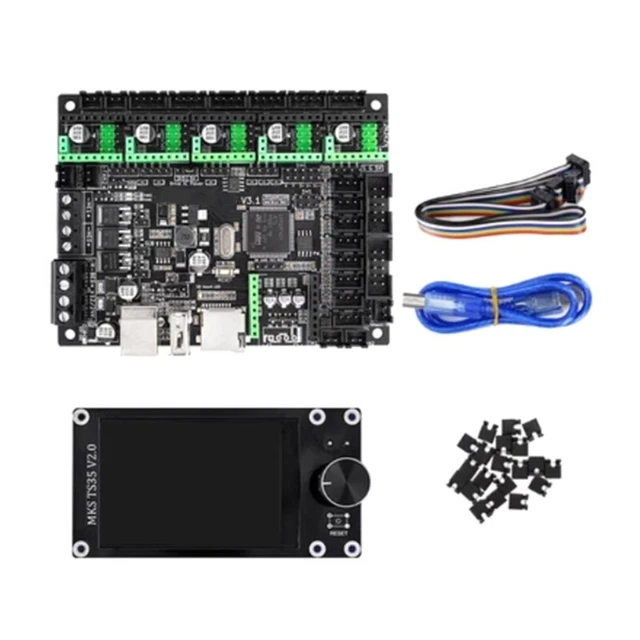 3D PRINTER MAINBOARD HPDXS002154 6 Axes Motor Control with TFT Display ...