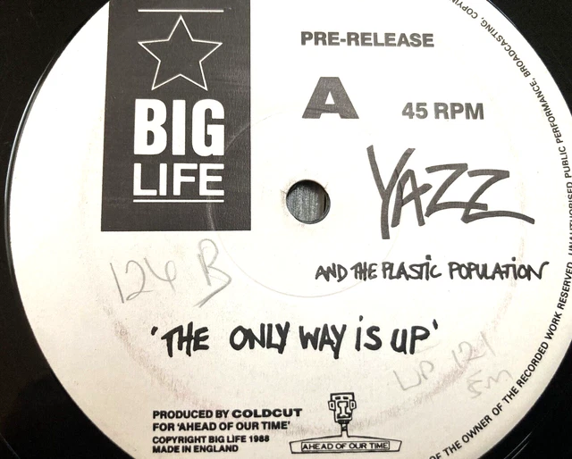 YAZZ - THE Only Way Is Up - House - Disque Vinyle 12 Pouces Acheter 1 ...