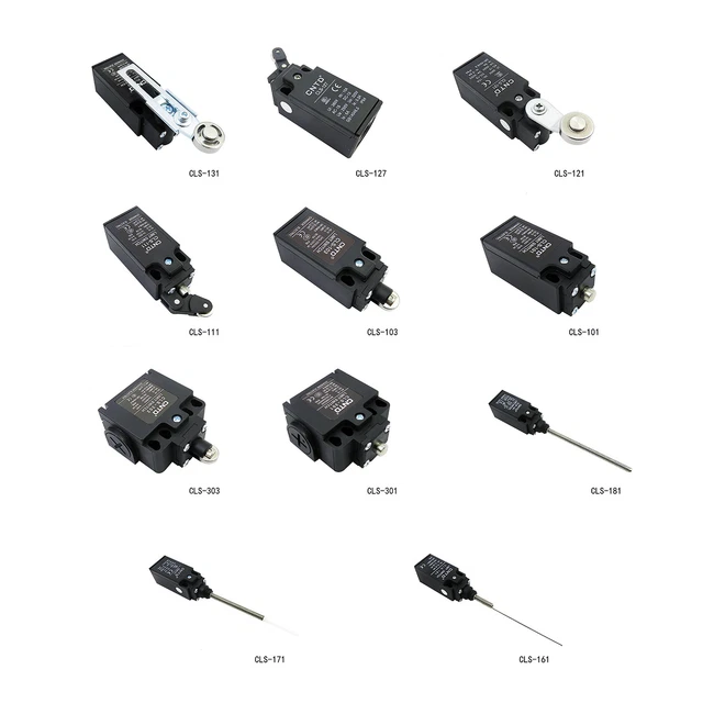 IP65 MICRO POSITION Limit Switch 380V 10A NO NC Adjustable Roller Lever ...