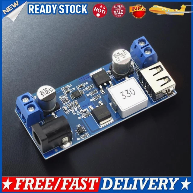 USEFUL DC-DC 24V/12V To 5V 5A Step Down Power Supply Buck Converter ...