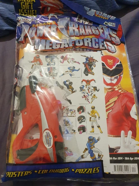 POWER RANGERS MEGA Force Magazine Issue 24 (Includes Mega Blaster ...