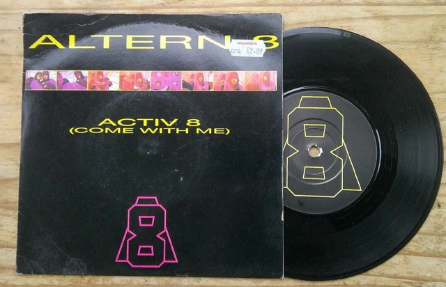 ALTERN 8 &ACTIV 8" Orig 1991 7" Maison Acide Unique Ancienne École EUR ...