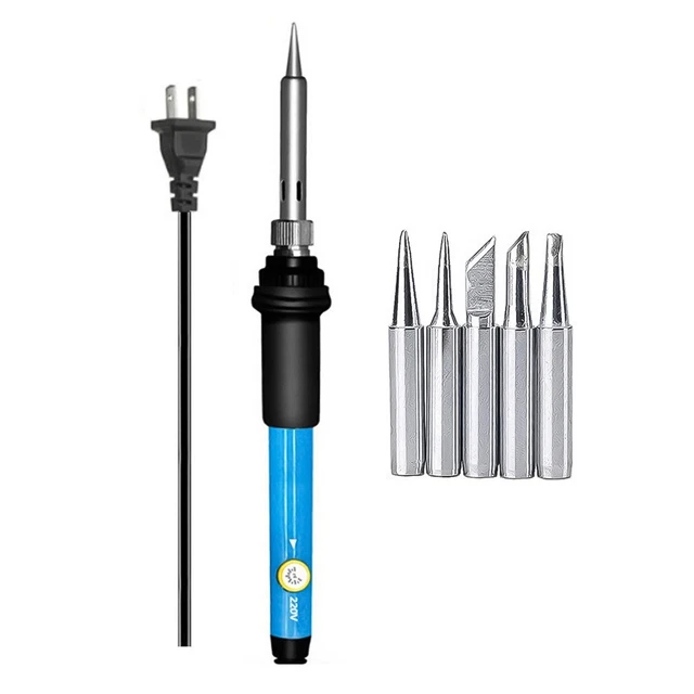 EFFICIENT DIRECT PLUGIN Soldering Iron 110V220V Adjustable Temperature ...