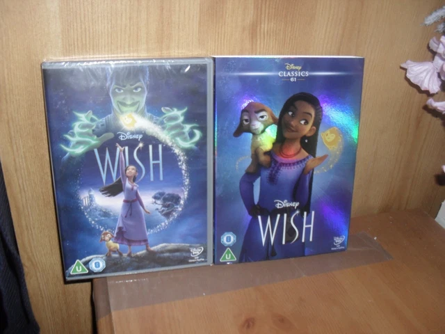 WISH DVD (WALT Disney 61 Classic) Rare O Ring Slip Sleeve Cover (2024 ...