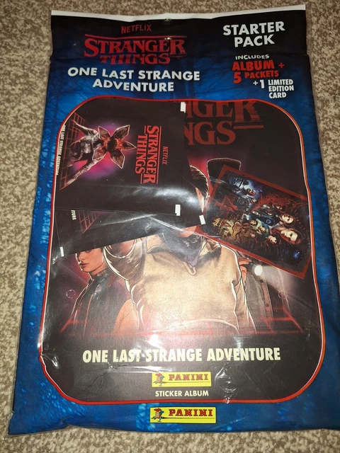 PANINI STRANGER THINGS starter pack One Last Strange Adventure £14.01 ...