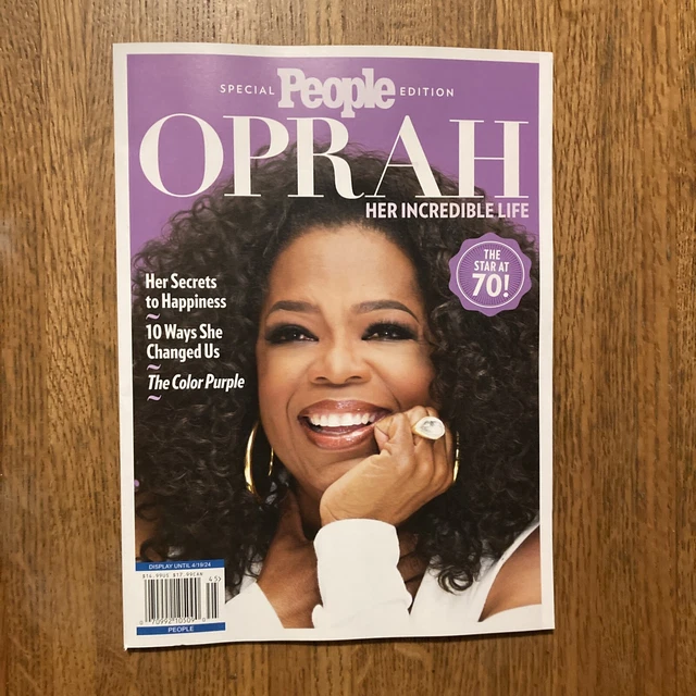 PEOPLE MAGAZINE SPECIAL 2024 Oprah at 70 SPECIAL EDITION BOOK £5.89 ...