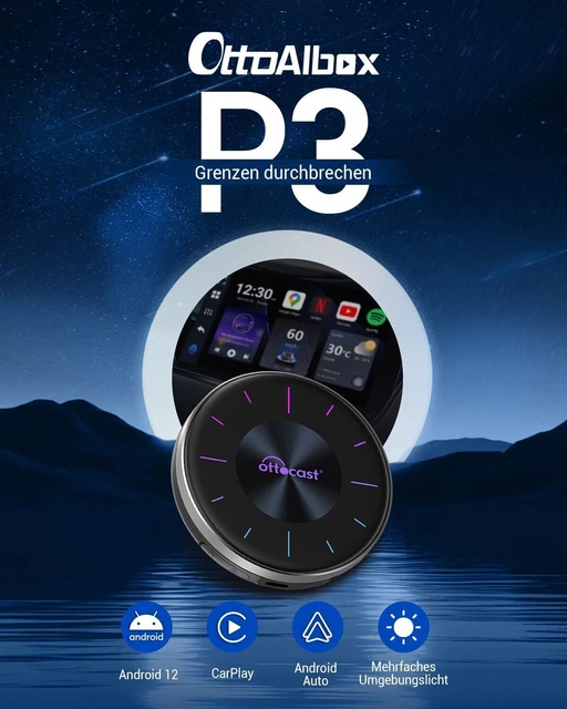 OTTOCAST AIBOX P3 CarPlay Android-adaptateur CarPlay Android Auto sans... EUR 276,79 - PicClick FR