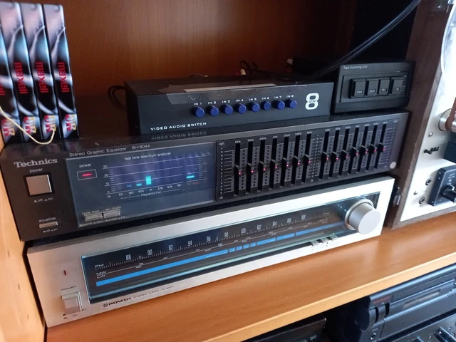 TECHNICS SH-8044 STEREO 7-Band Graphic Equalizer Spectrum Analyzer ...