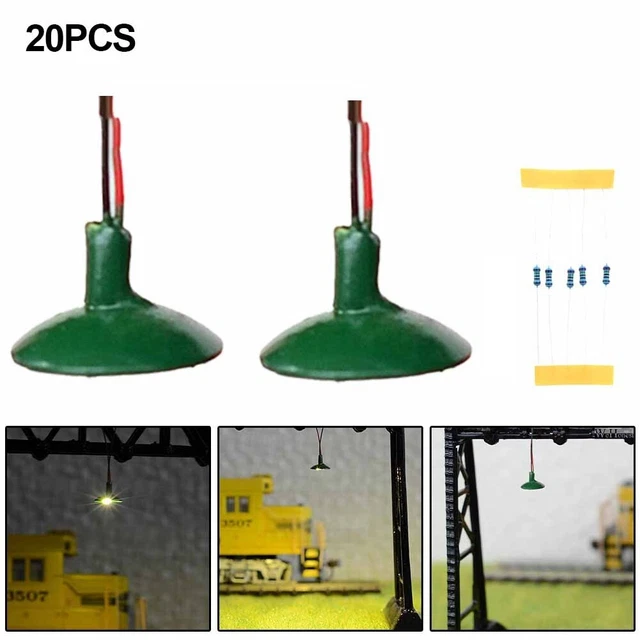 ENSEMBLE D' CLAIRAGE BLANC chaud pour mod le de chemin de fer l' chelle HO EUR 10,07 - PicClick FR