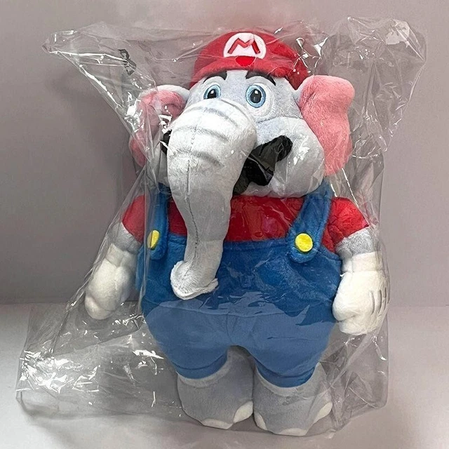 ELEPHANT MARIO PLUSH Size:S Super Mario Bros Wonder Doll Stuffed Toy ...