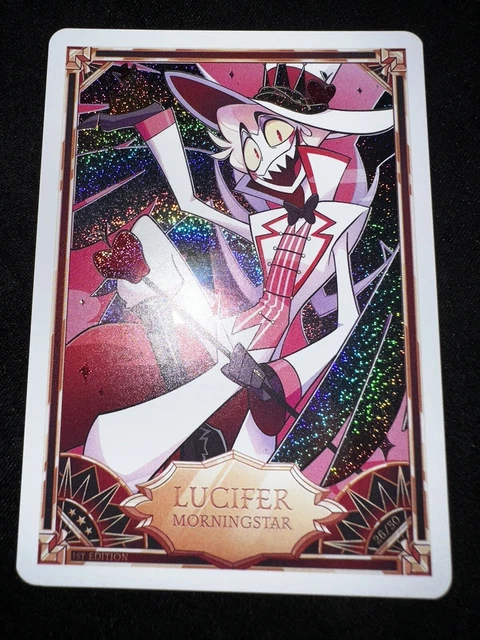 LUCIFER 26/50 HAZBIN Hotel 1st Edition First Trading Card Rare Premium ...