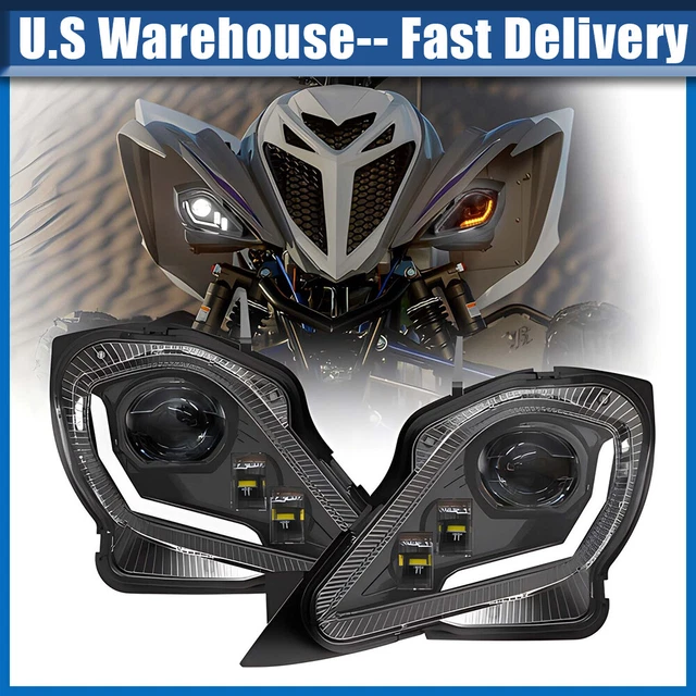 CLIGNOTANT LED PHARE DRL pour YAMAHA YFZ 450 RAPTOR 700 700R 2006-24 ...