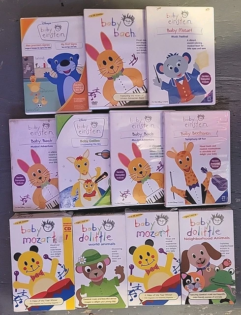 BABY BACH/EINSTEIN VHS/DVD Movie Bundle $100.00 - PicClick CA