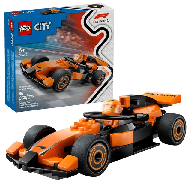 LEGO CITY F1 Driver with McLaren Race Car - Formula 1 Building Toy ...