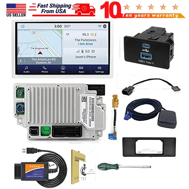 OEM SYNC 2 to SYNC3 V3.4 Upgrade Carplay KIT Fit For Ford Sync3 MAP HD ...