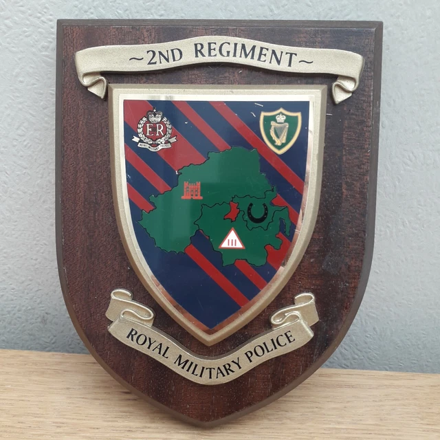 ROYAL MILITARY POLICE 2nd Regiment Regimental Wall Shield Armorial ...
