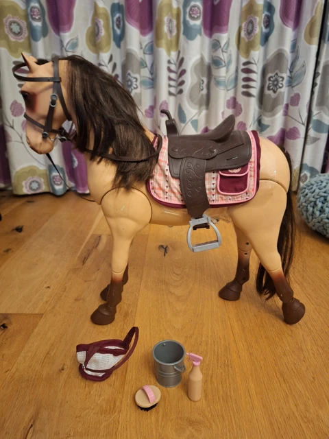 OUR GENERATION LARGE Poseable Morgan Horse £13.99 - PicClick UK
