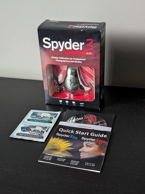 DATACOLOR SPYDER 3 Elite Display Calibration Photography Monitor LCD ...