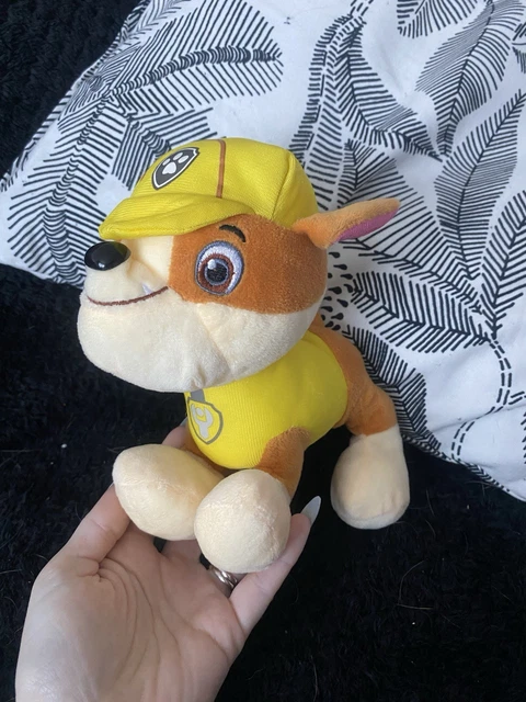 PAW PATROL RUBBLE Window Plush Soft Toy £2.24 - PicClick UK