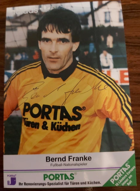 BERND FRANKE PORTAS Autogrammkarte (DFB,Eintracht Braunschweig ...
