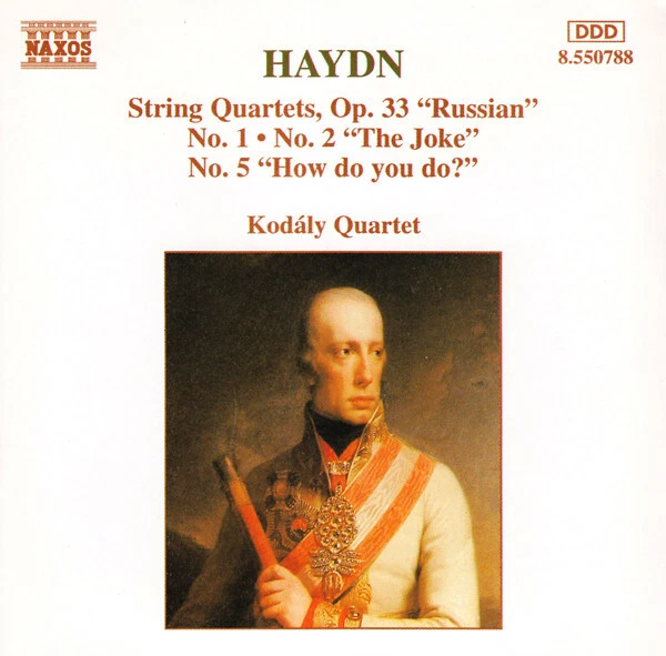 JOSEPH HAYDN, KODÁLY Quartet - String Quartets Op. 33 "Russian" No. 1 - No. 2 " EUR 5,00 ...