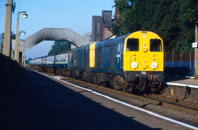 35MM RAILWAY SLIDE | Class 20 | 20048/20005 Beeston 1988 + copyright £ ...