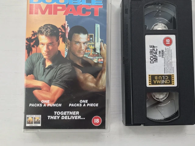 DOUBLE IMPACT VHS Video - Jean-Claude Van Damme EUR 3,89 - PicClick FR